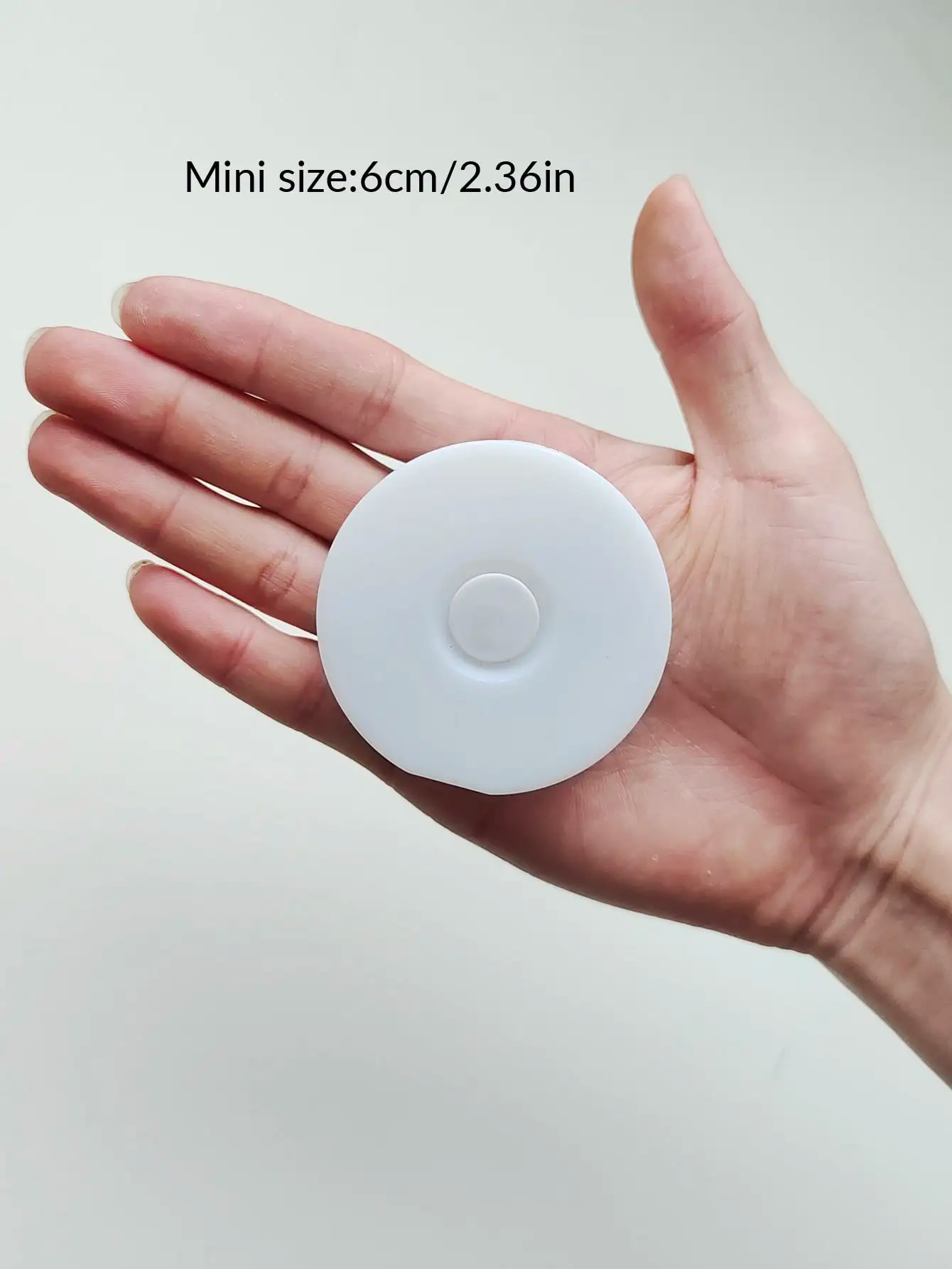 Mini Round Night Light - Dimmable LED Lamp for Kitchen Cabinets ...