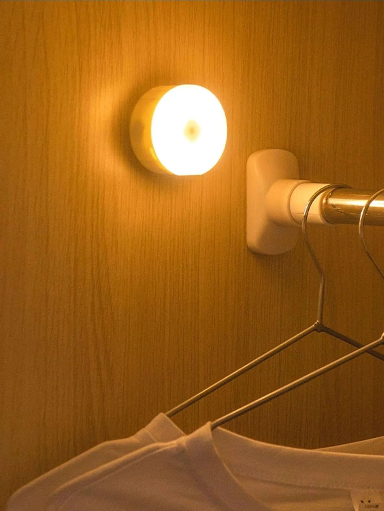 Mini Round Night Light - Dimmable LED Lamp for Kitchen Cabinets ...