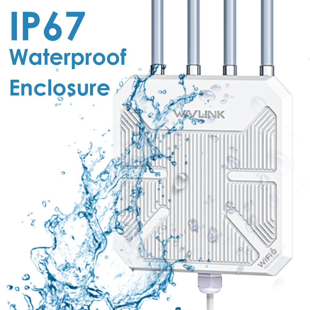 WAVLINK AX3000 Outdoor Access Point WIFI6 Long Range Extender Outdoor ...