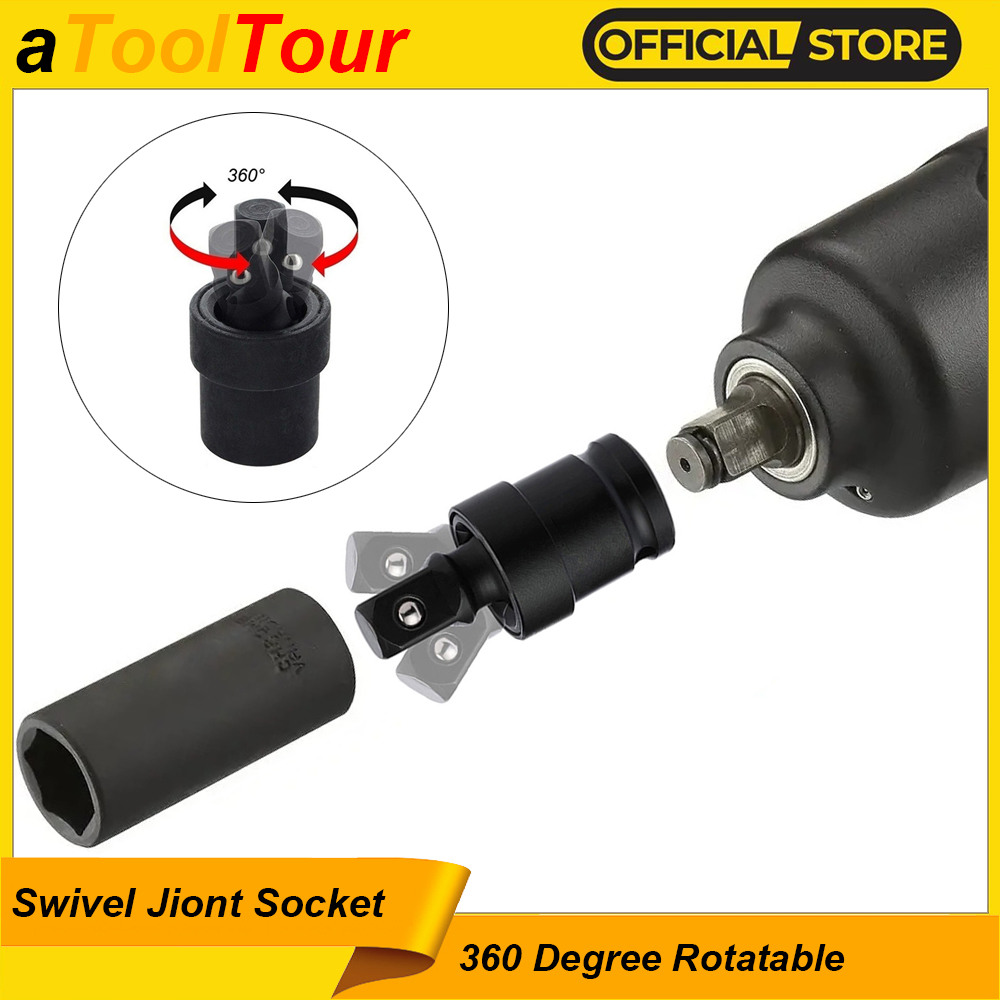 Swivel Impact Universal Socket Joint U Knuckle Air Wobble Sleeve ...