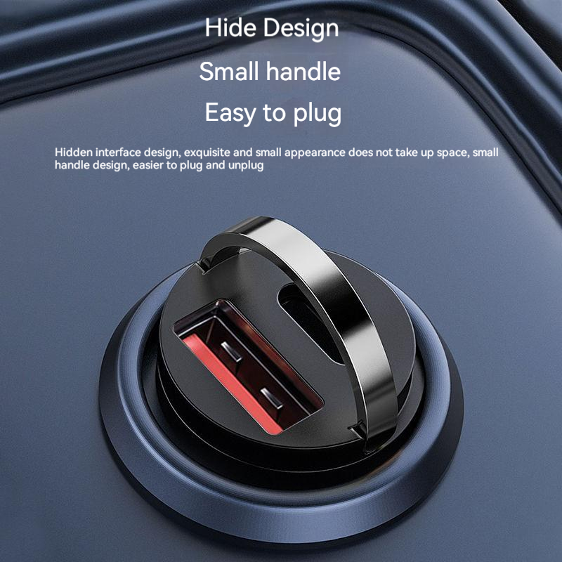 Invisible Car Charger Super Fast Charge Fashion Trend Beautiful 12-24V ...