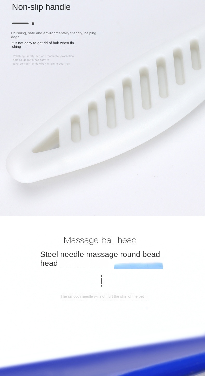 Fine Tooth Pet Comb for Dogs & Cats - Narrow Gap Face Comb with Dense ...