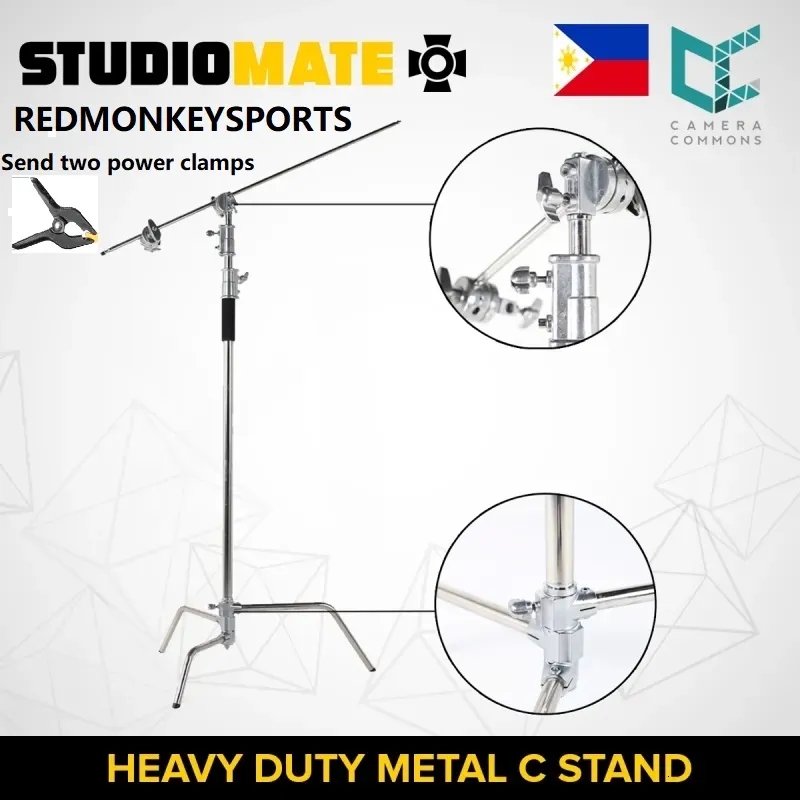 3.3M / 10.8ft Heavy Duty Studio Centry C Stand Detachable Light C-stand ...