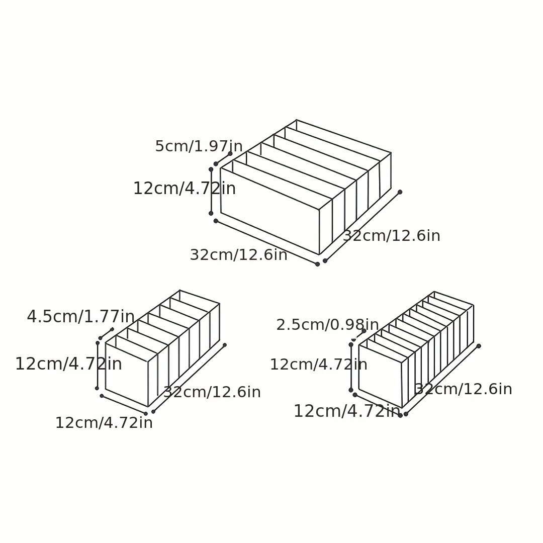 Underwear Drawer Style Underwear Storage Box Household Grid Socks