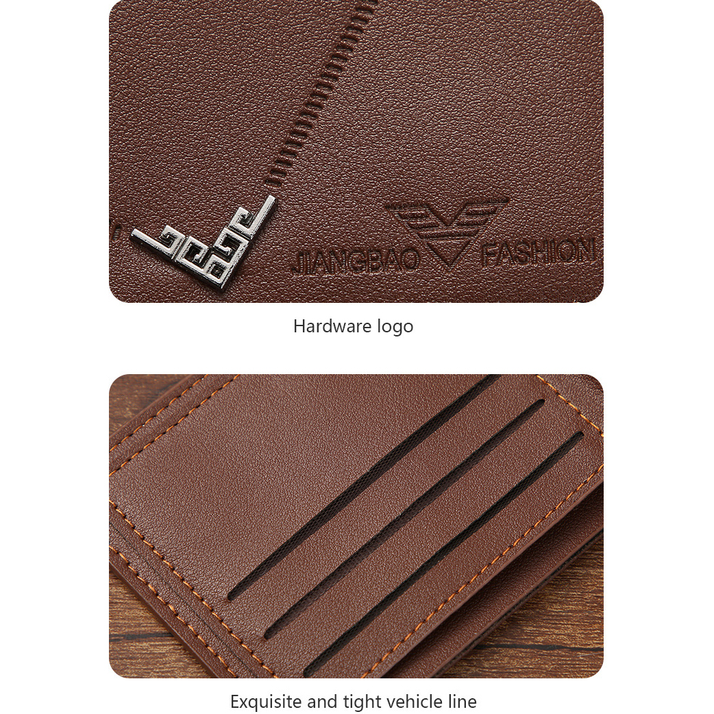 Fashion Men Inserts Foldable Wallets Picture Coin Slim Purses Business ...