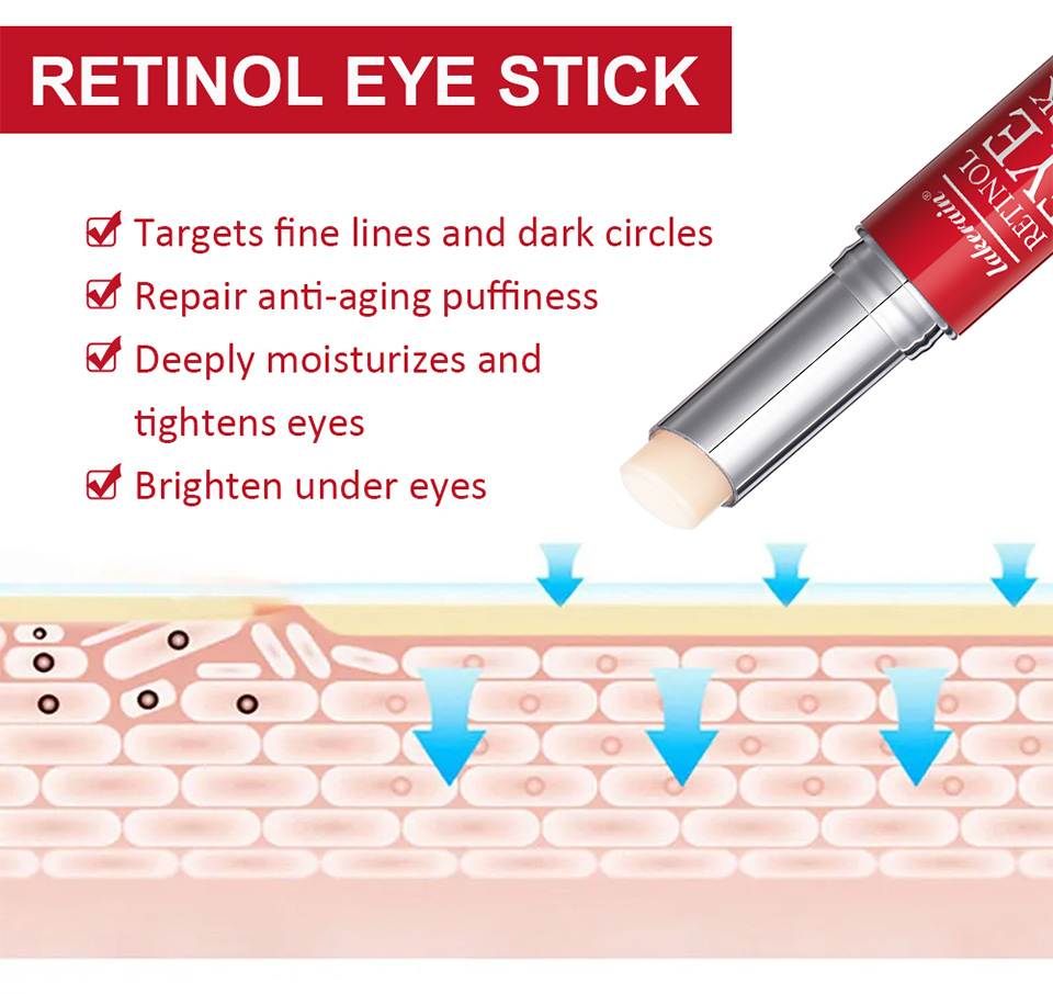 3g Retinol Eye Cream Stick: Removes Eye Bags, Improves Dark Circles and ...