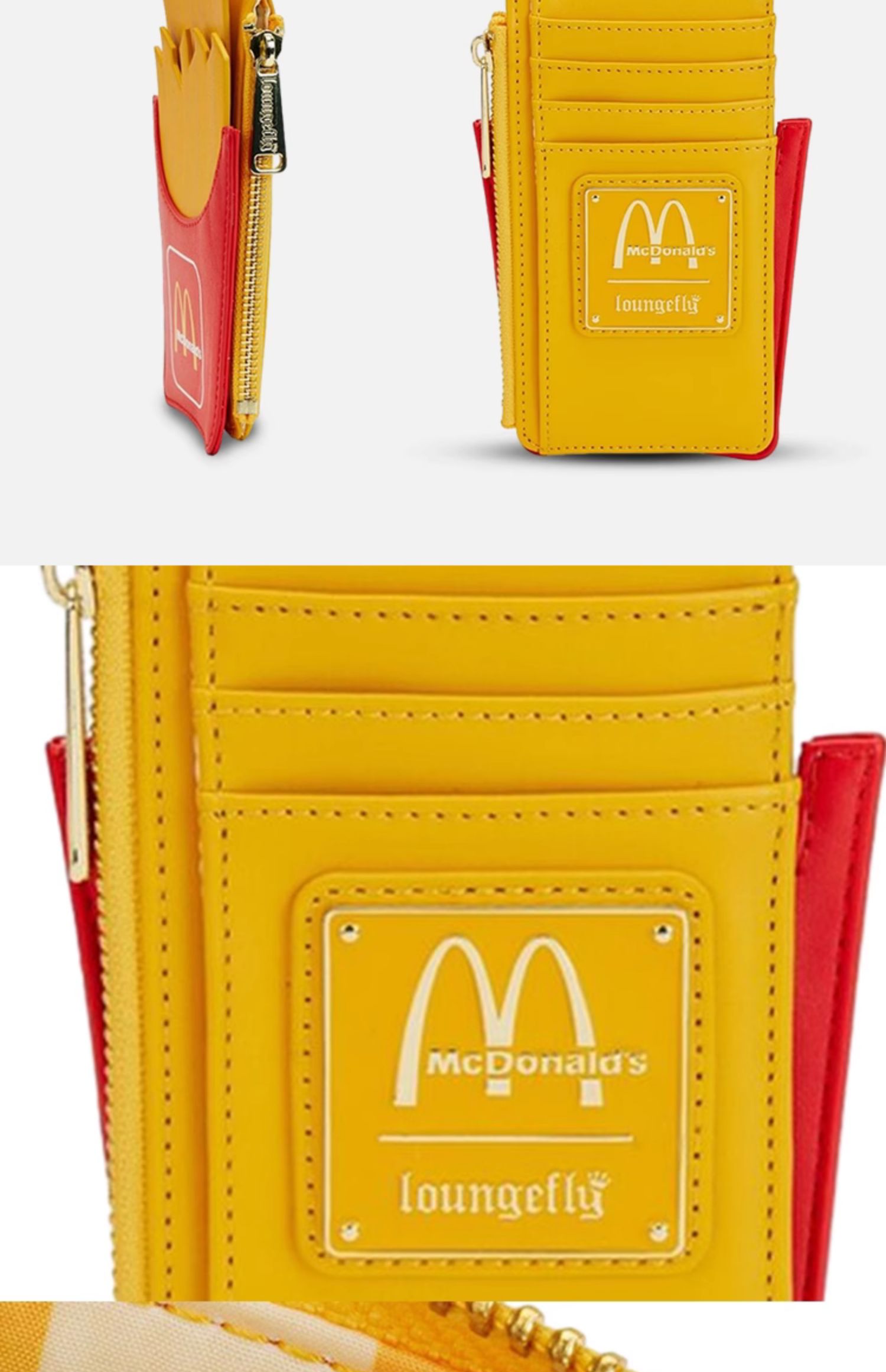 McDonald's PU Leather Cartoon 3d French fries backpack Casualn School ...