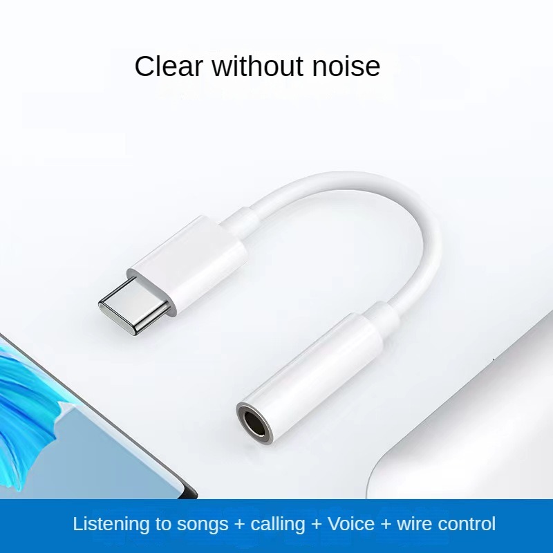 For iP 15 Series Cell Phone Headphone Adapter Cable Type C Conversion ...