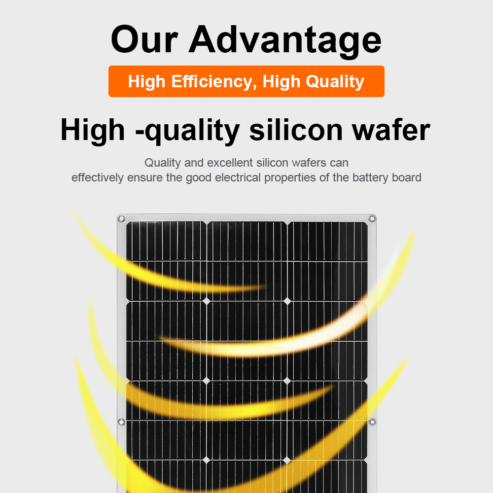 【Ready Stock】PowMr 40W Flexible Solar Panel IP67 Waterproof Original ...