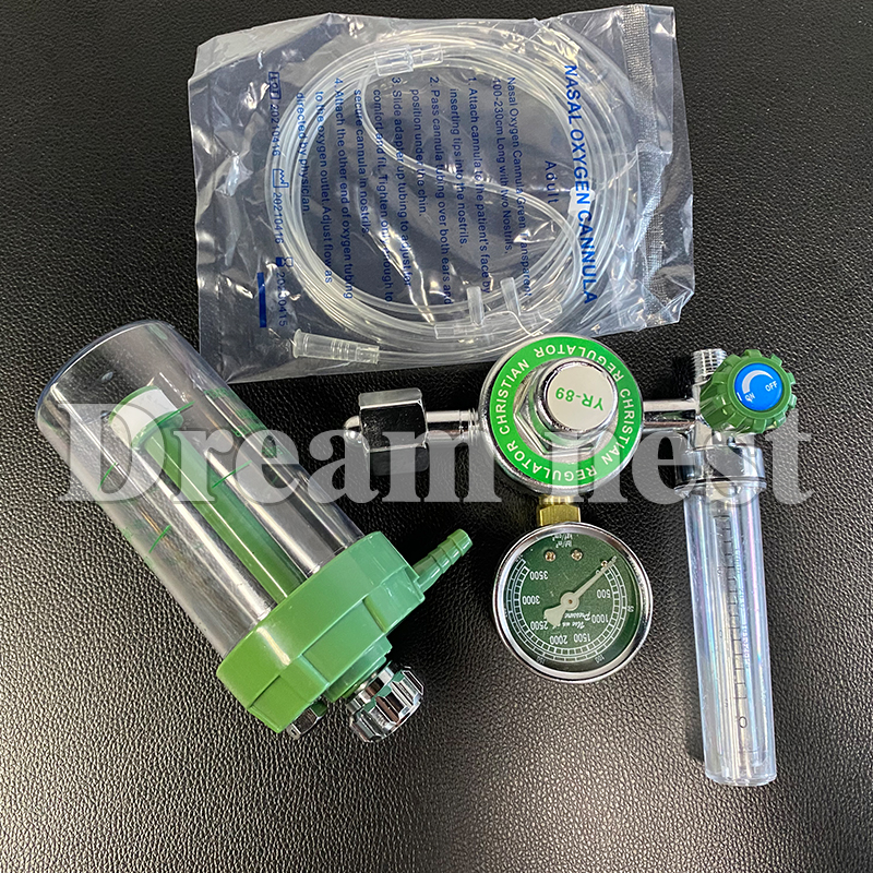 Oxyplus Medical Oxygen Regulator Set With Pressure Gauge Oxygen Tank ...