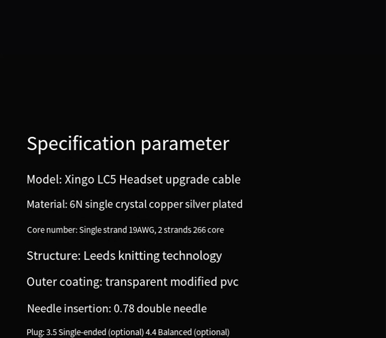 SIMGOT LC5 headphone cable Convertible cable Upgrade cable 4.4mm/3.5mm | Shopee Philippines
