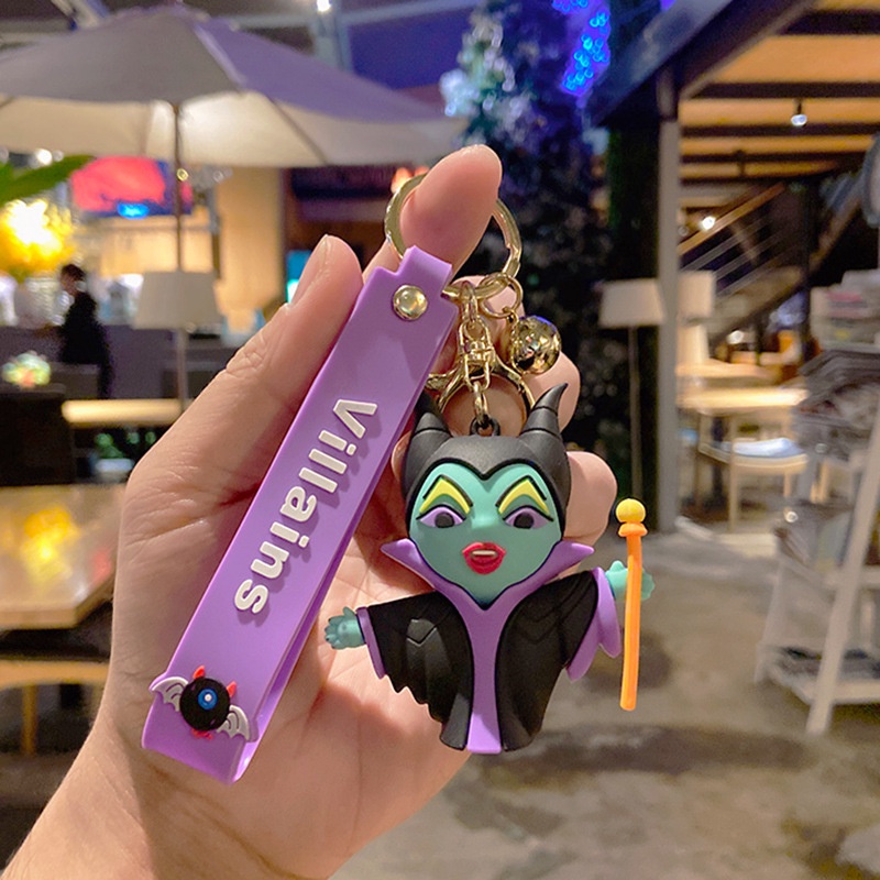 Villain Action Figure Keychain Maleficent Cruella Ursula The Evil Queen ...