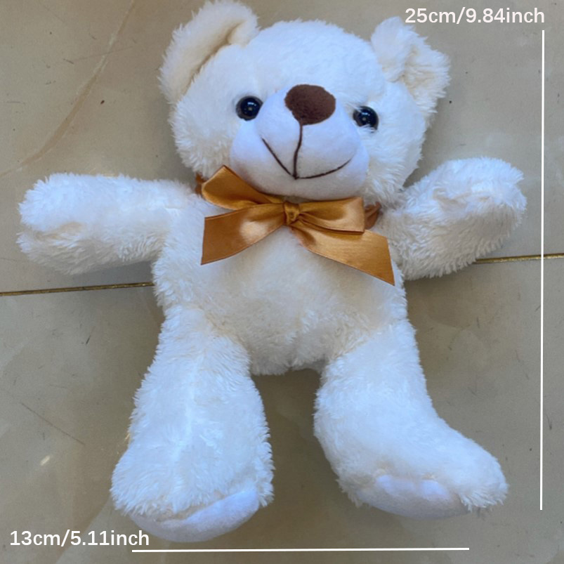 9.84 inch 5 Colors Stuffed Toy Say Hello Lovely Teddy Bear Baby Hug ...