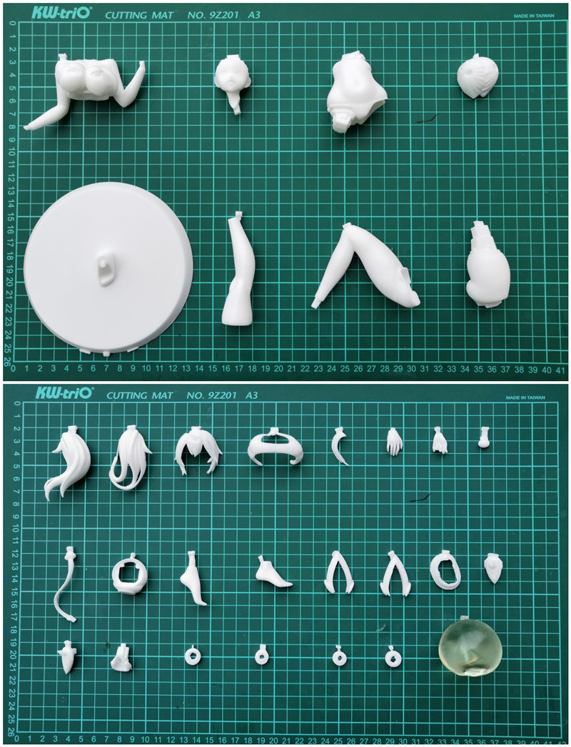 Resin Figure Kit PSO2 Phantasy Star 1/7 Online 2 es Gene Unpainted ...