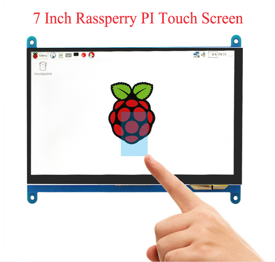 APROTII 7 Inch LCD HDMI Display Screen Touchscreen Monitor 1024x600 Ultra HD Display Screen ...