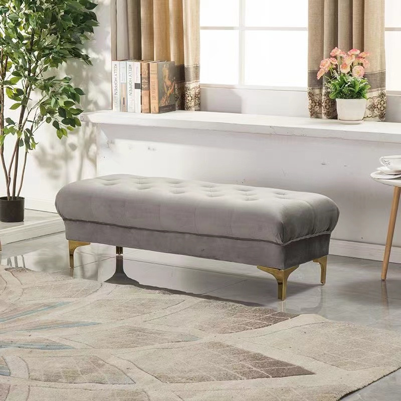 BLOE Doorway Shoe Changing Stool Home Light Luxury Storage Stool Long ...