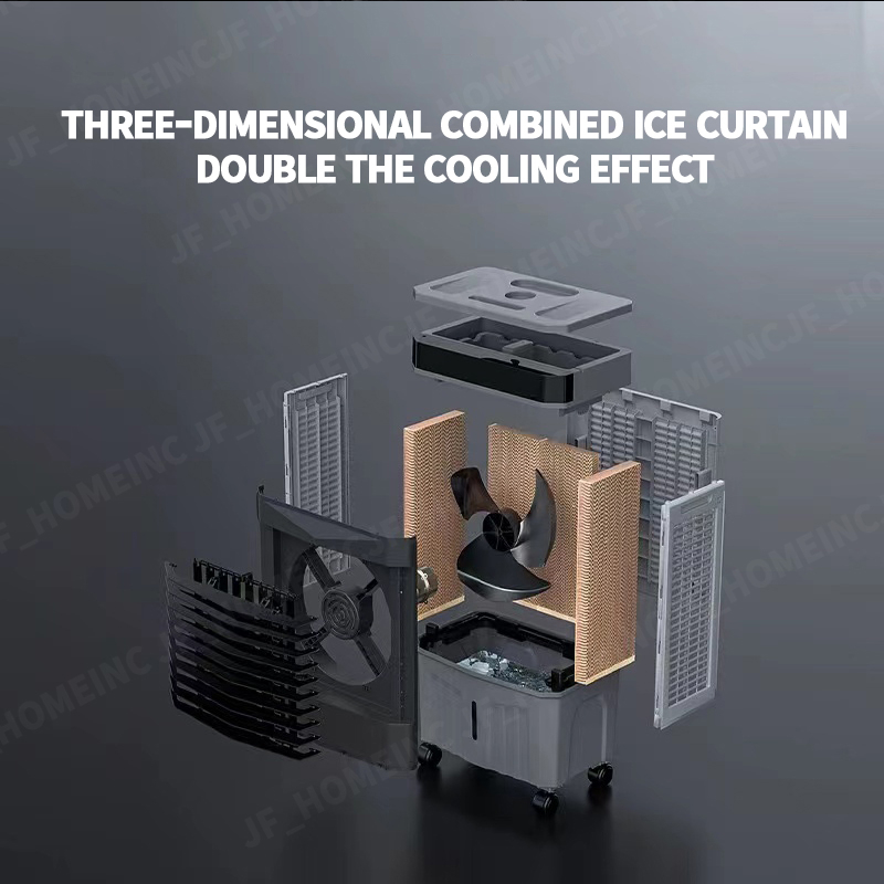 Air Conditioning Fan Large Water Tank Mobile Air Cooler Household Air ...