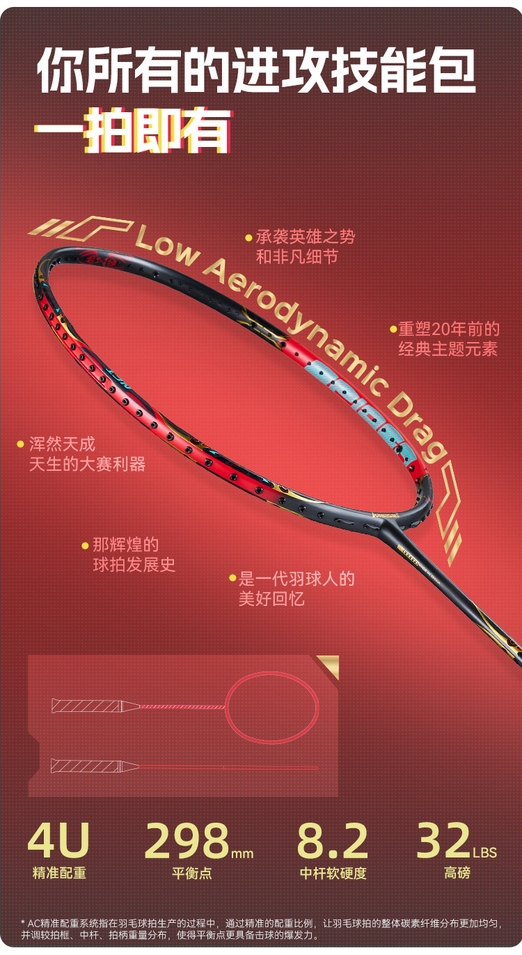 Kawasaki Professional Badminton Racket SPIDER 4U 18-32LBS Full Carbon ...