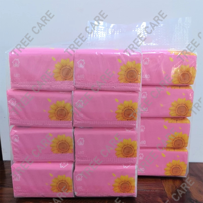 Xmesh tree care 480 sheets 8/10 packs napkin toilet organic facial ...