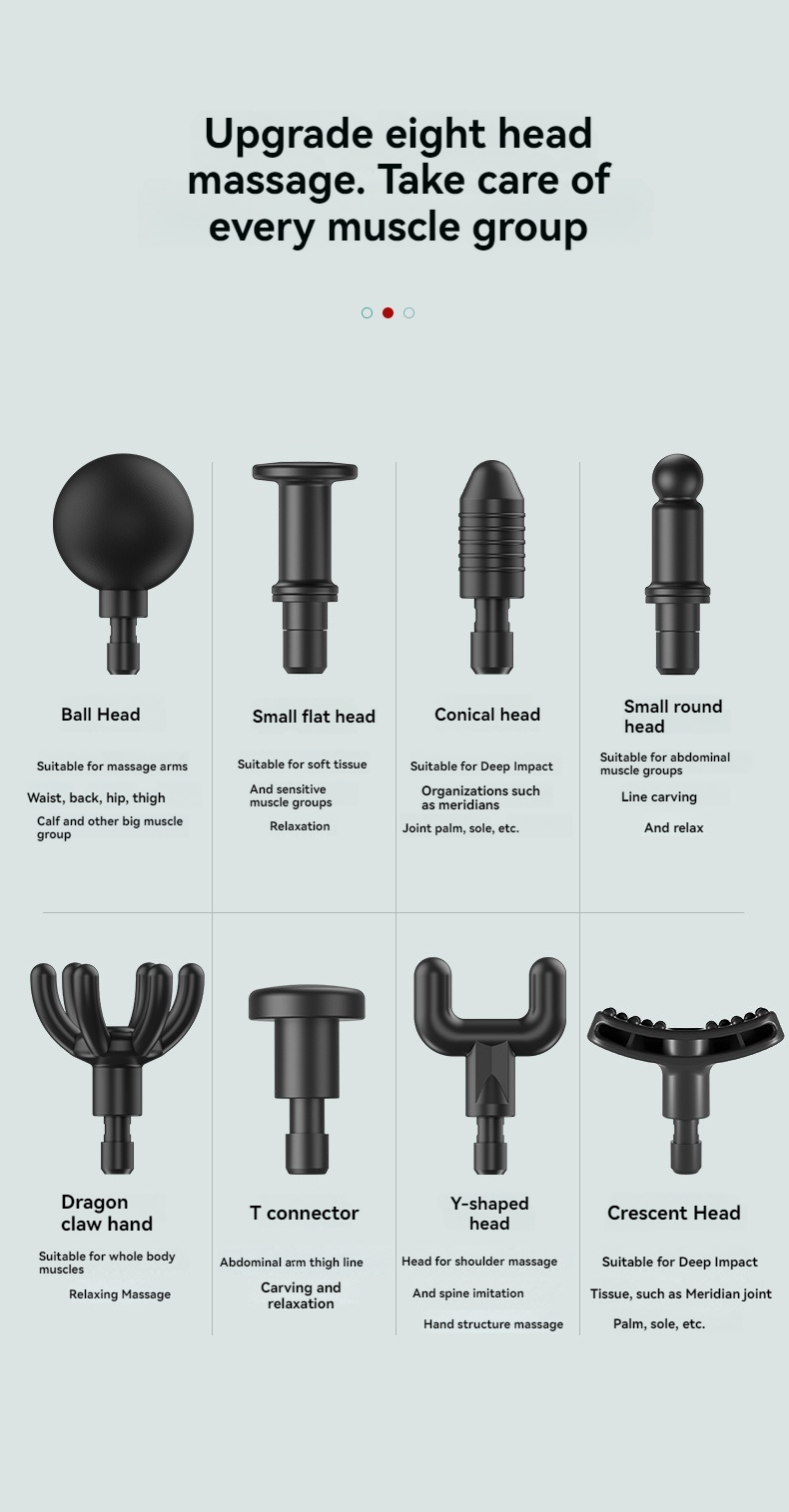 Men's and women's advanced fascia Gun Muscle Relaxation Massager Neck ...