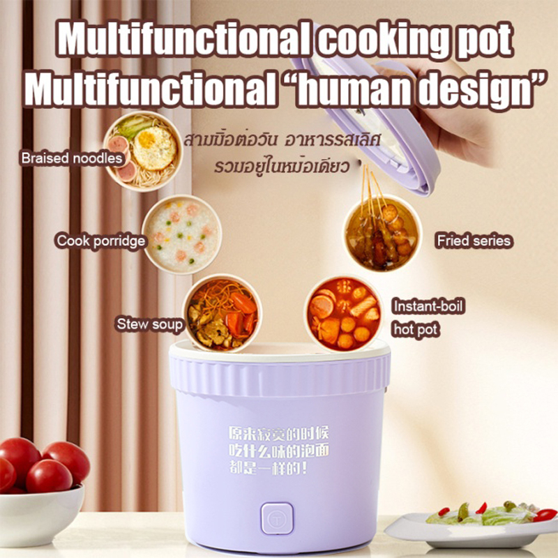 Mini portable electric cooking pot Electric rice cooker Small cooking ...