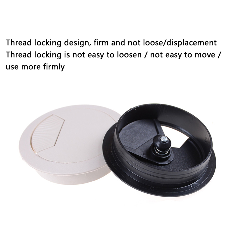 Office Desk Wire Hole Cove Round Wire Hole Cover Computer Desk Table ...