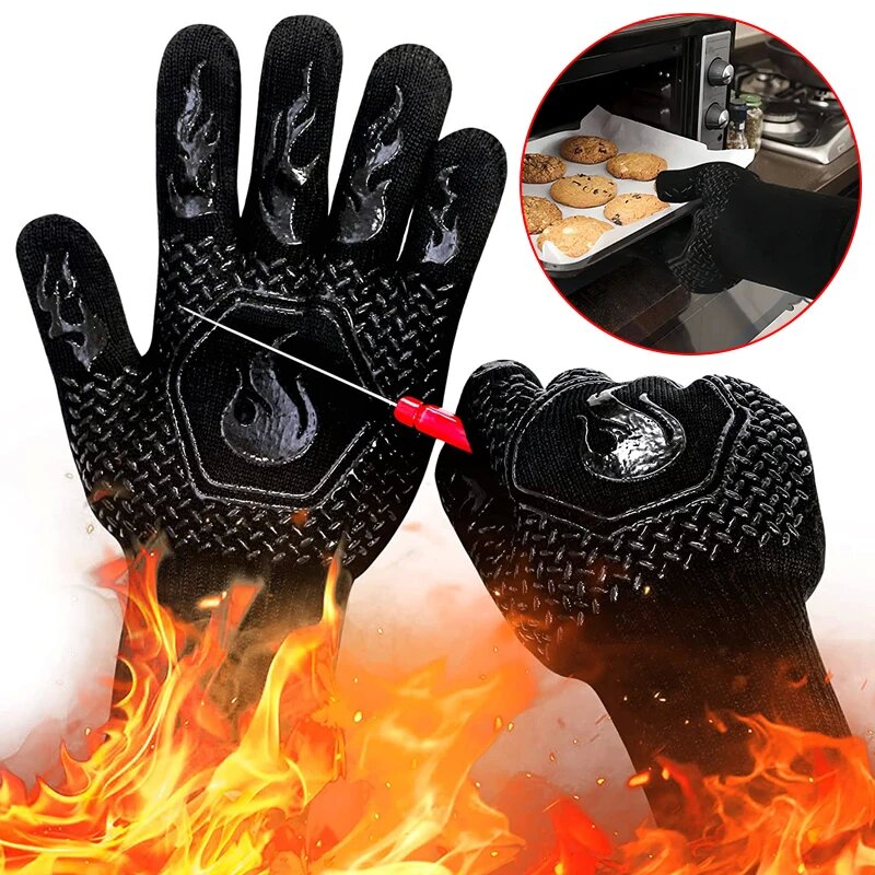 1pc High Temperature Protective Gloves, Resistant To High Temperature ...