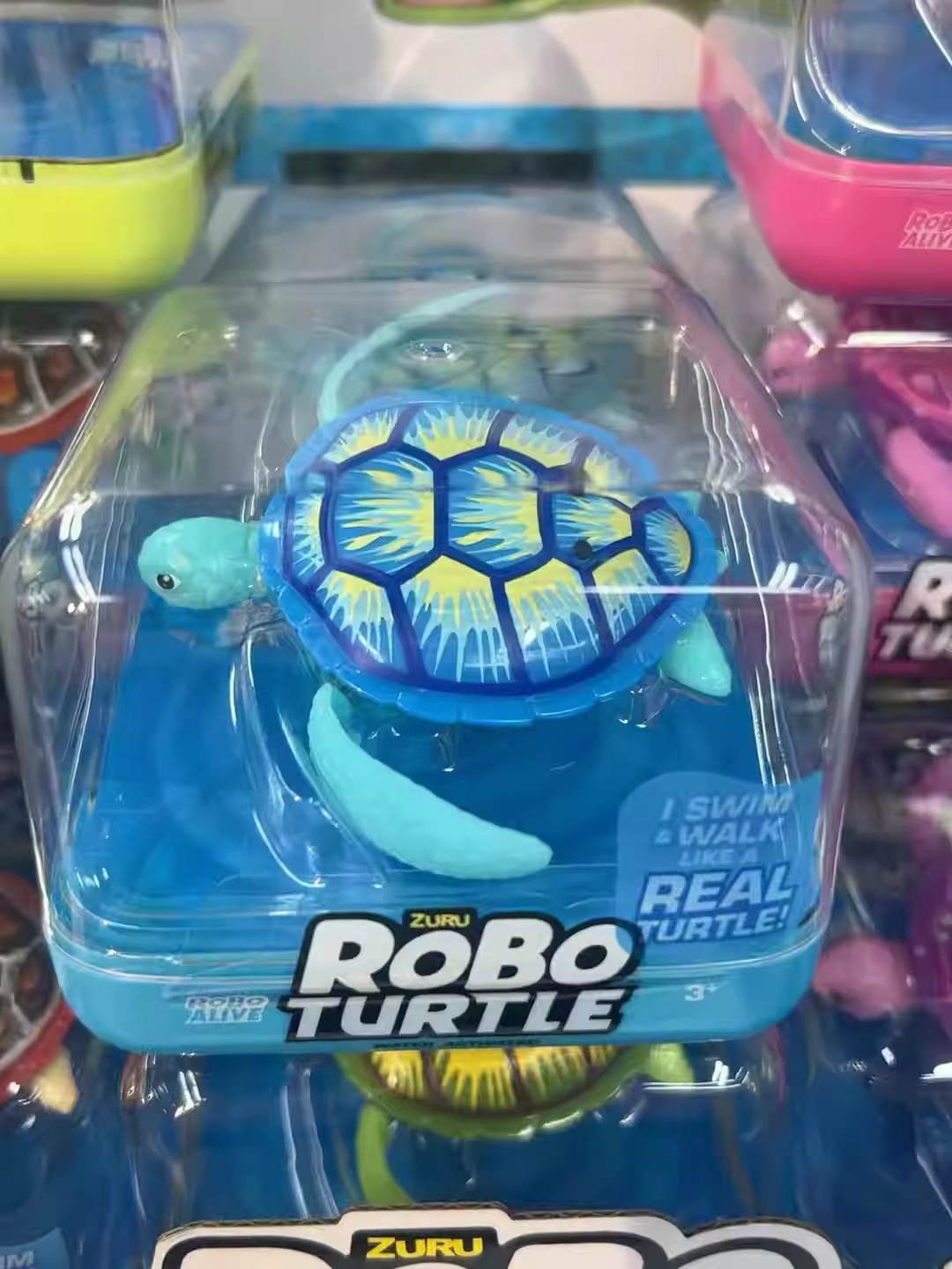 Robo Alive Robo Turtle Robotic Swimming Turtle by ZURU Water Activated ...