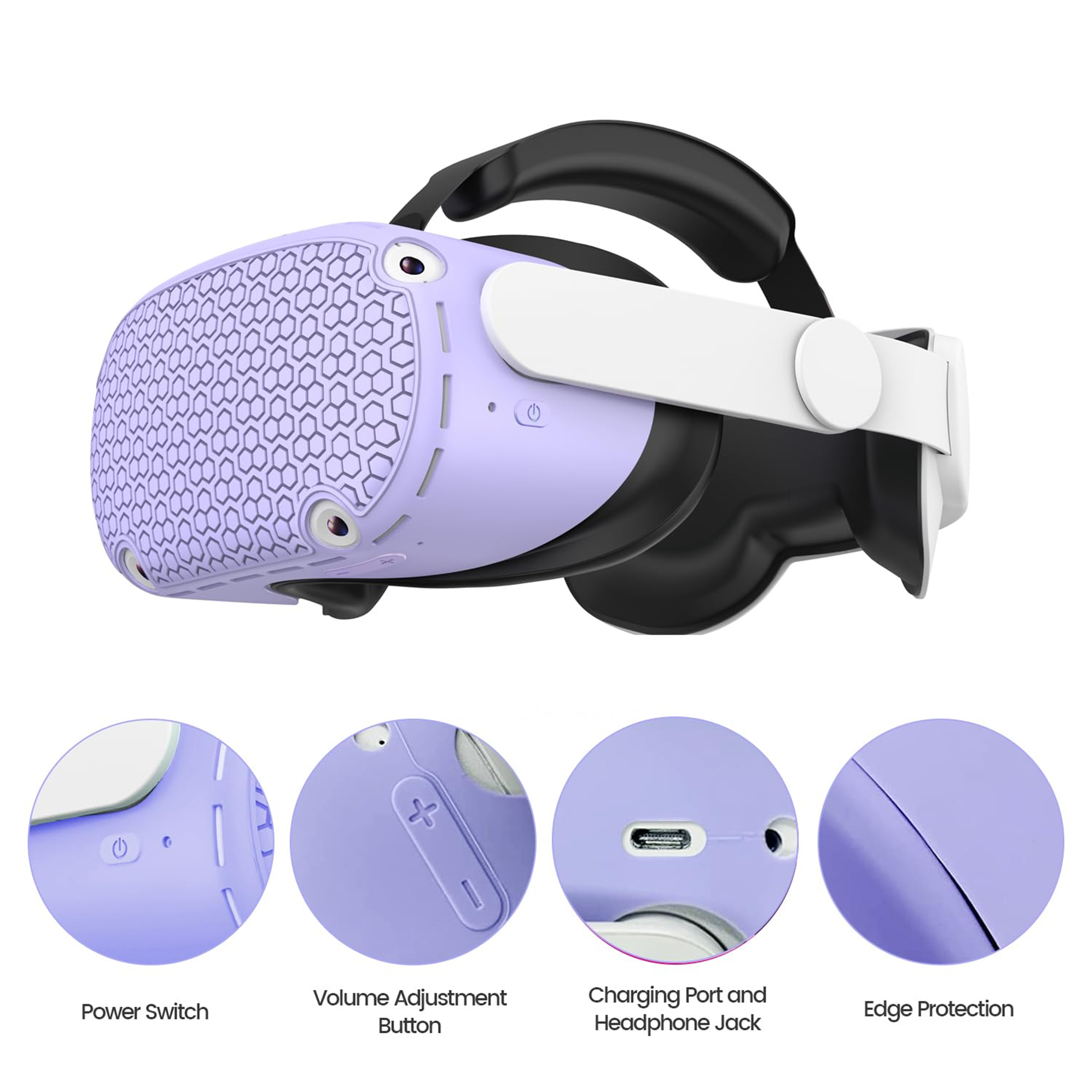 Oculus Quest 2 accessory set, including a silicone face mask ...
