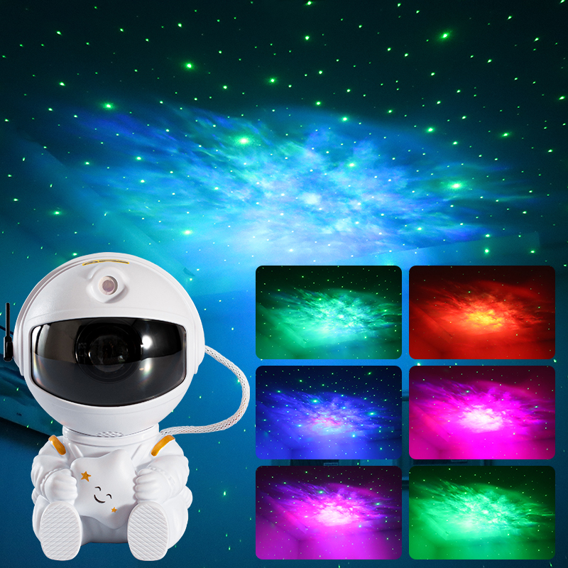 New Starry Sky LED Night Light Galaxy Star Astronaut Projector Lamp ...
