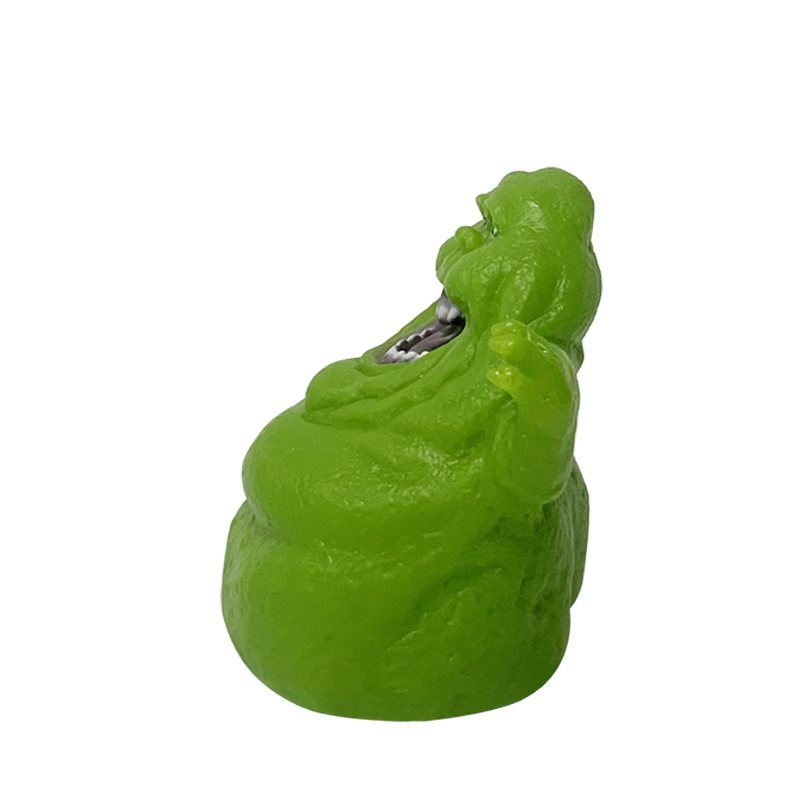 1Pcs Anime Ghostbusters Figure Green Ghost Marshmallow Ghost Q Version ...