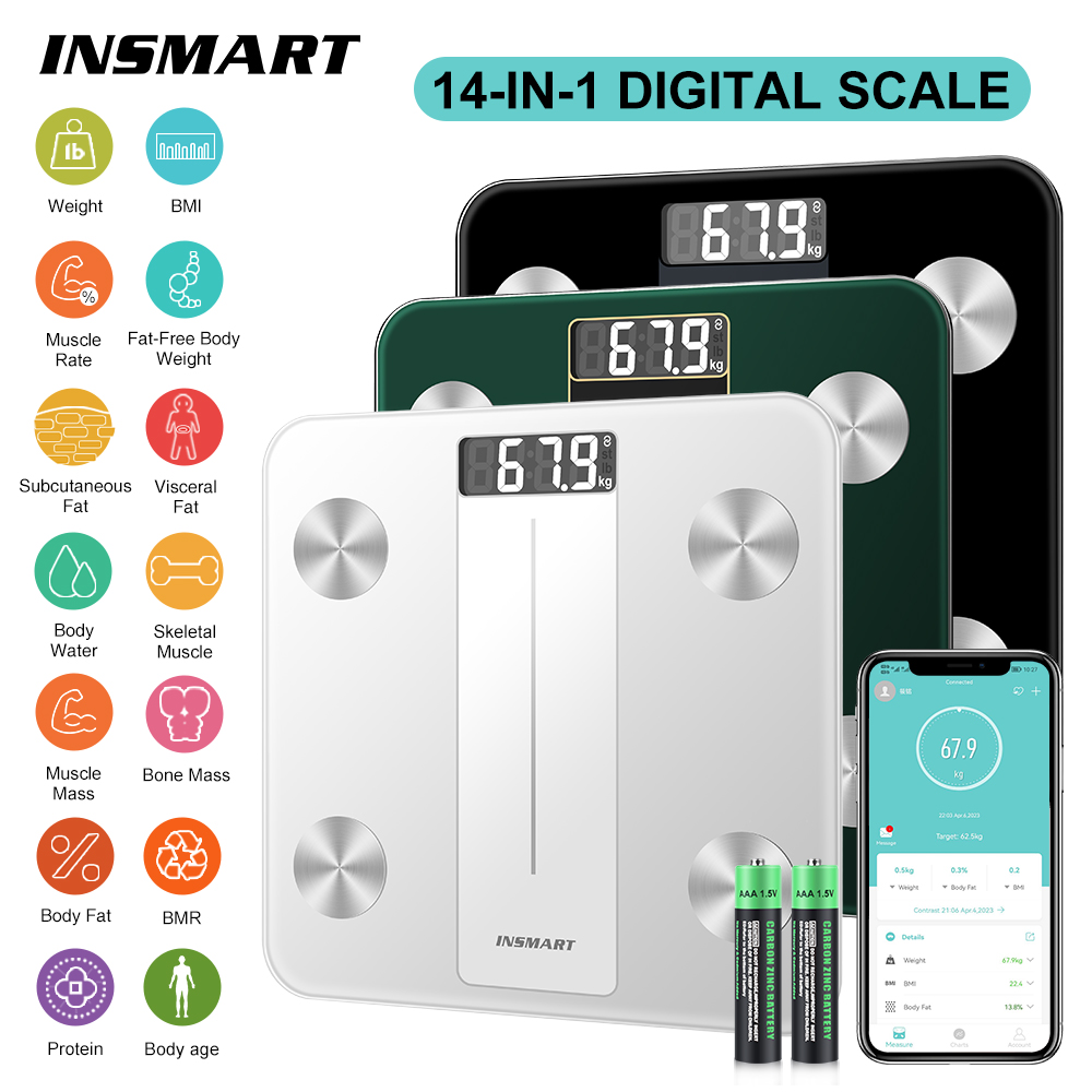 INSMART weighing scale human weighing scale weight scale for body ...