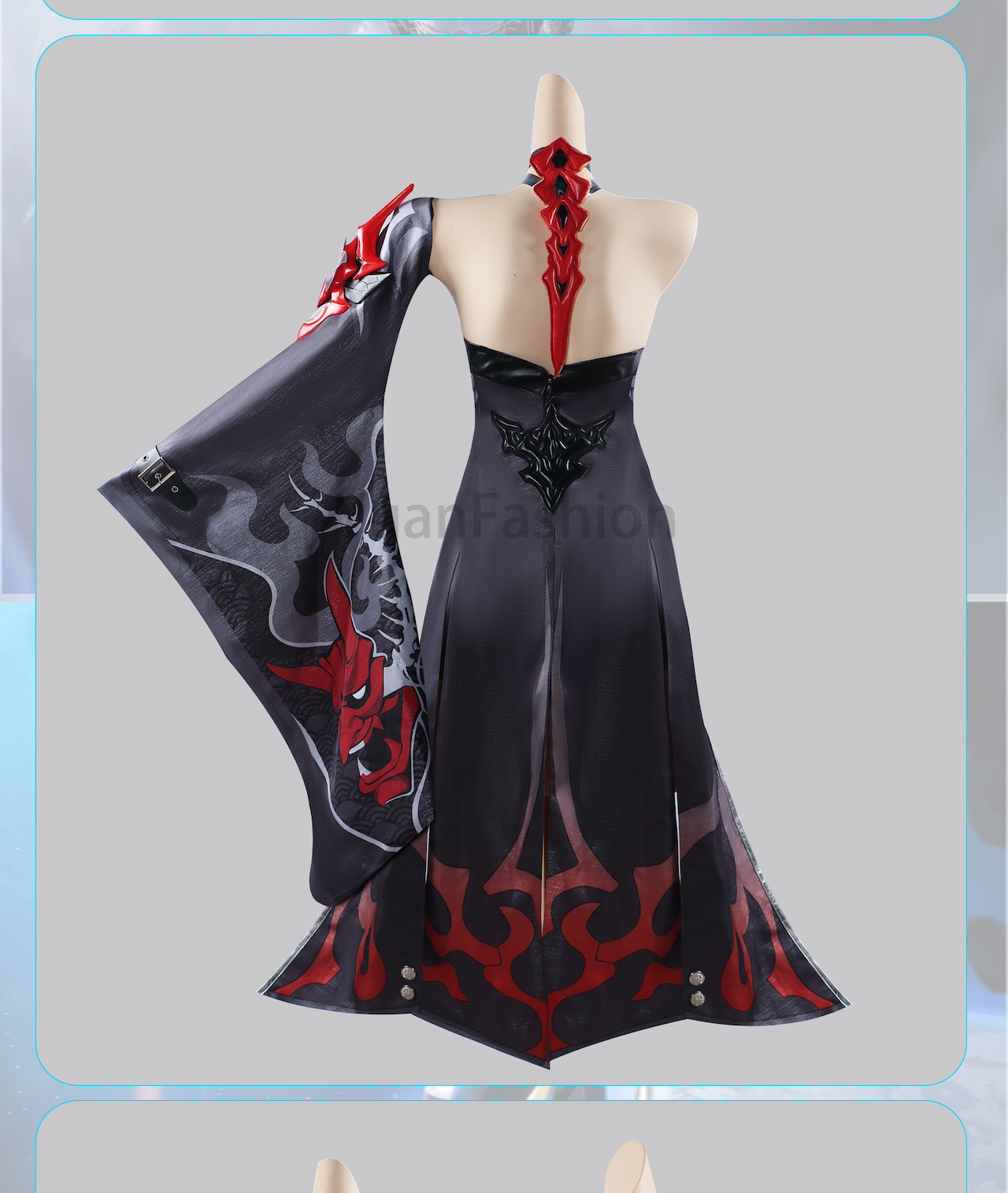 [Ready Stock] Honkai Star Rail cosplay clothing Second Form Red Acheron ...