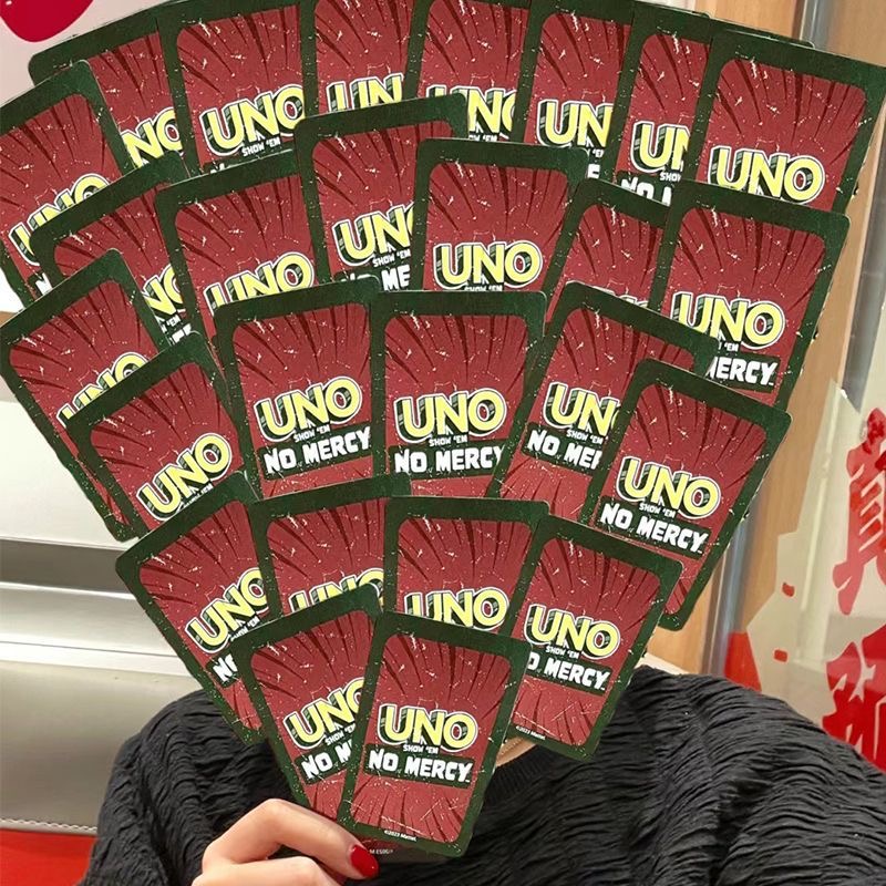 UNO Show No Mercy Card Game for Kids and Adults, Family Night Fun, 2-10 ...