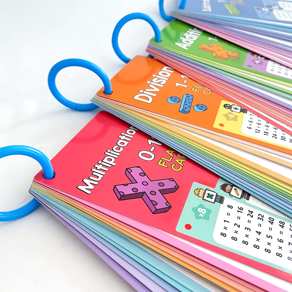 Double Sided 0-12 Times Table Math Flashcards for Kids Children Dry ...