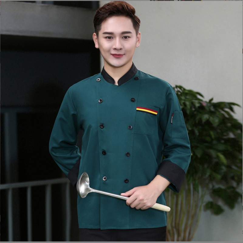 Ready Stock Chef uniform short-sleeved chef costume set for girl women ...