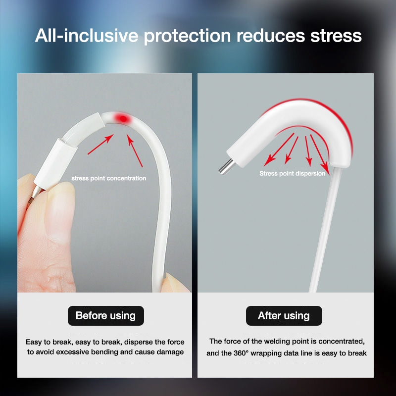 New iP-Set-18/20W Upgrade Full Cover silicone Anti-breaking Headphone ...