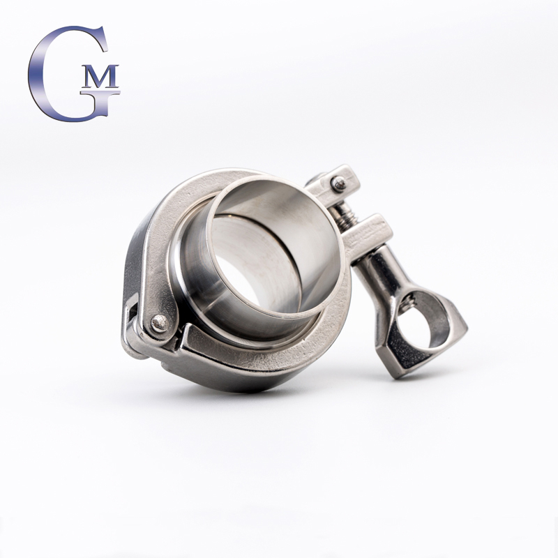 TP316L 2.5" 3" Tri Clamp Ferrule Set Sanitary Flange Pipe Weld Ferrule + Tri Clamp + Silicone ...