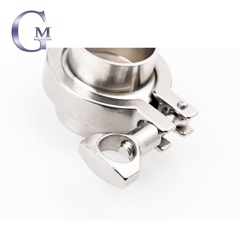 TP316L 2.5" 3" Tri Clamp Ferrule Set Sanitary Flange Pipe Weld Ferrule + Tri Clamp + Silicone ...
