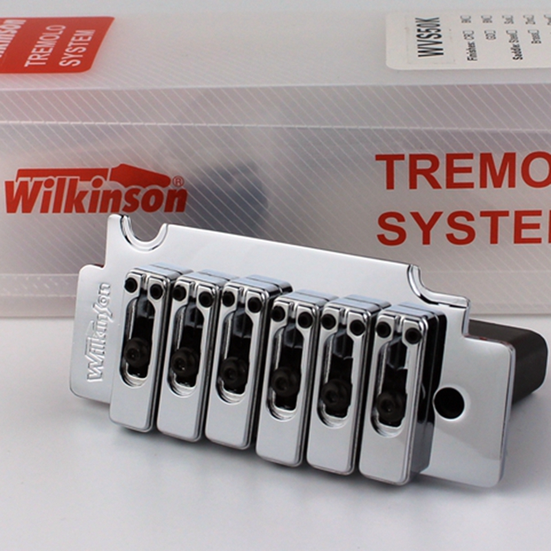 New Wilkinson WVS50K Guita Tremolo Bridge With matching Satin Saddles ...