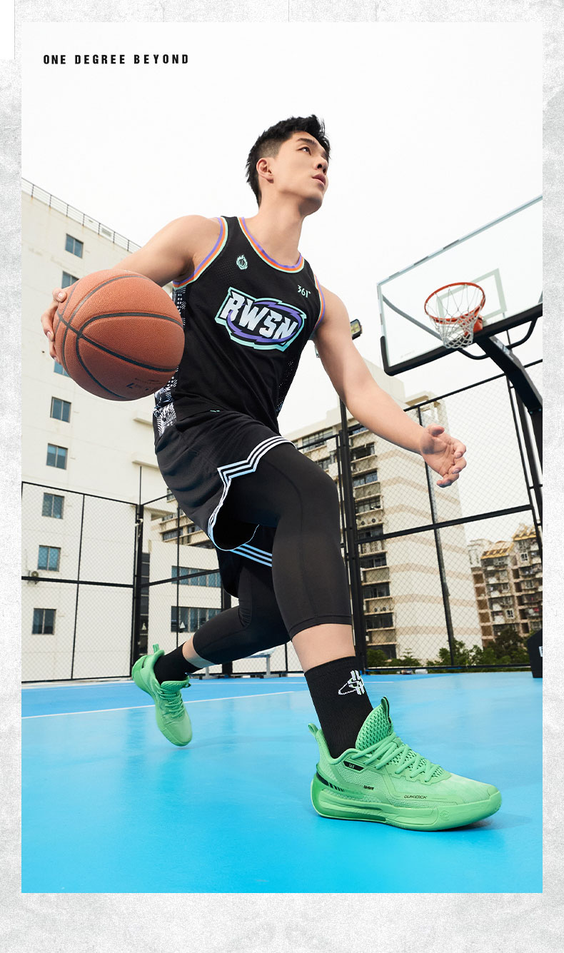 361 Degrees Dvd Goey Men Basketball Shoes Mesh Breathable Cushioning ...