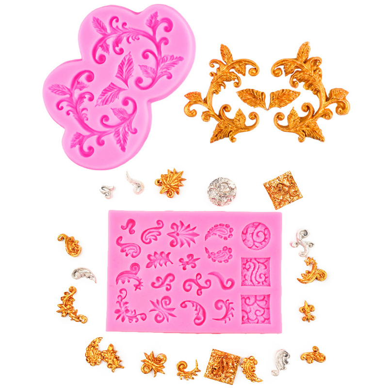 Relief Border Fondant Silicone Mold Cake Border Decoration Cupcake Top ...