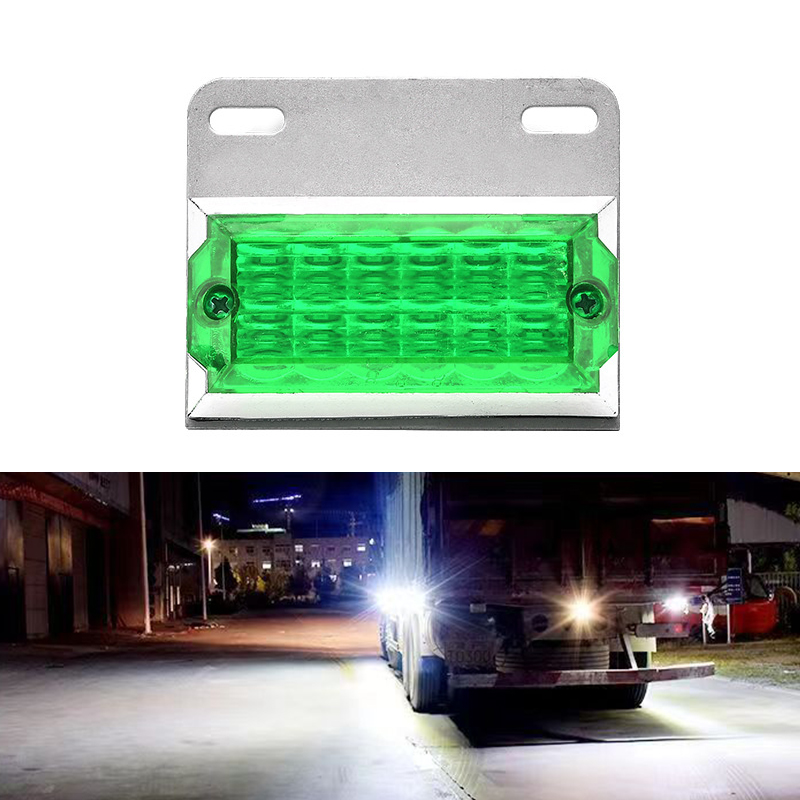 Truck Semi-Trailer Width Indicator Light LED Truck Side Marker Lamp 12 ...