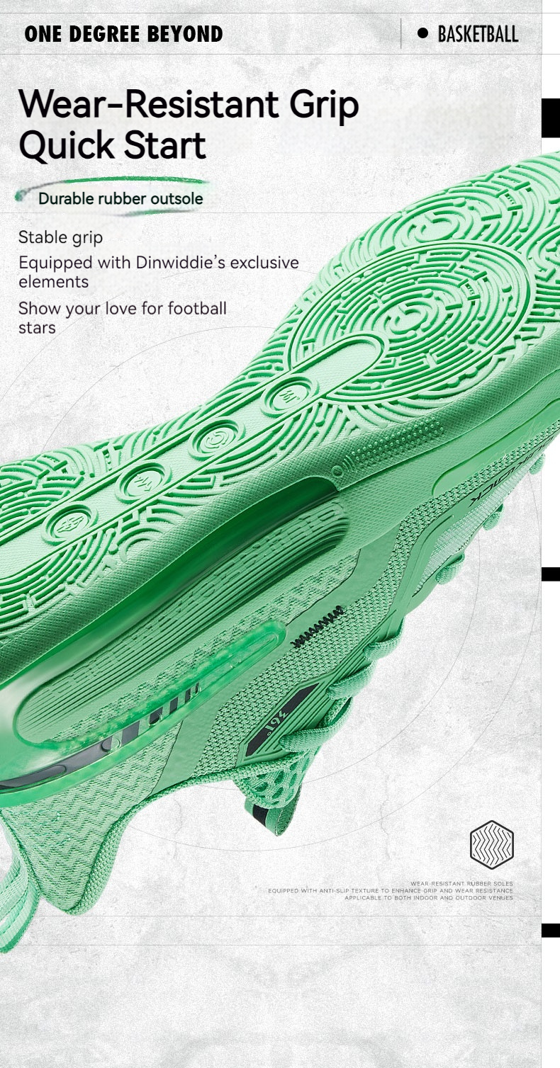 361 Degrees Dvd Goey Men Basketball Shoes Mesh Breathable Cushioning ...