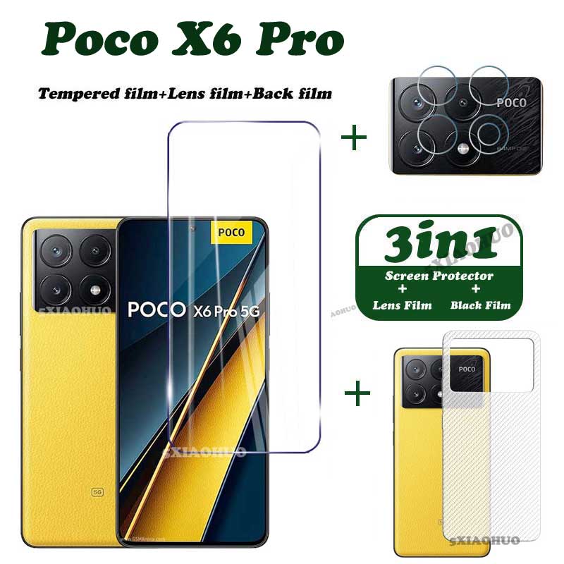 POCO X6 Pro Tempered Glass POCO X6 Pro Screen Protector POCO X6 Pro ...
