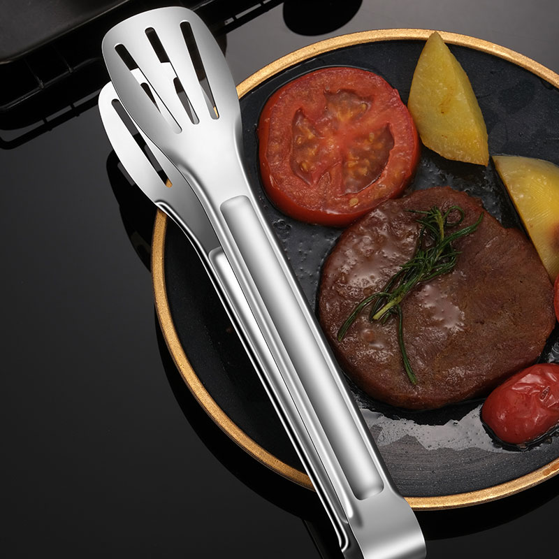 Food Tong Stainless Steel Barbecue Clip Food Tongs Barbecue Bread ...