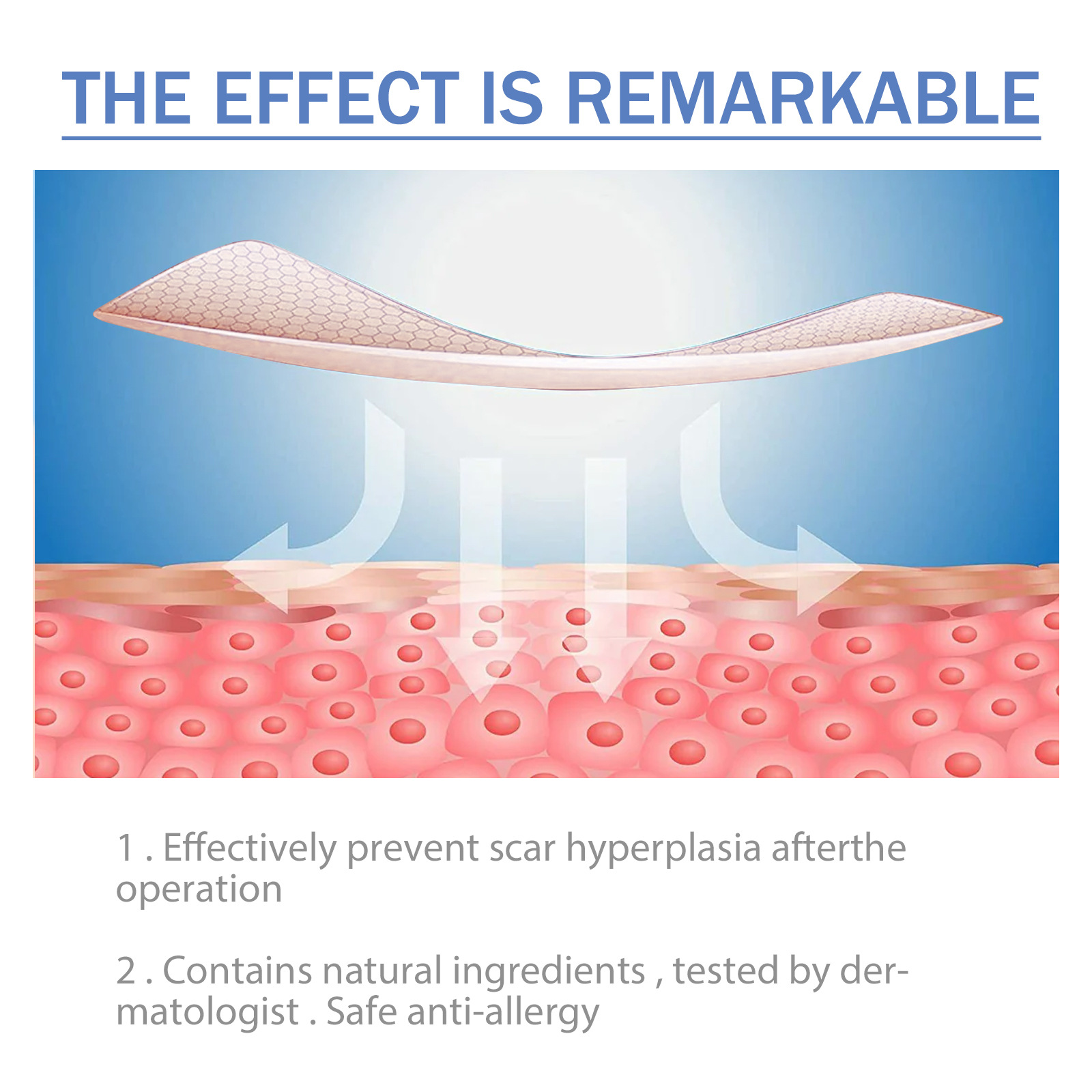 South Moon Silicone Scar Patch Fades Scars Pregnancy Surgery Scars ...