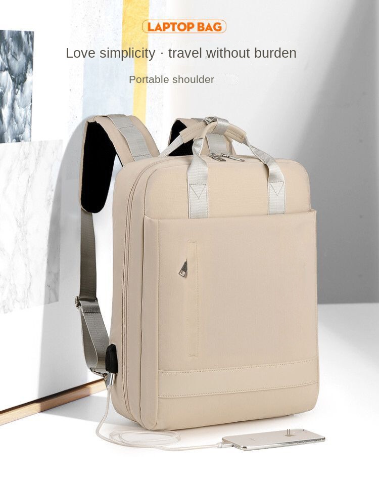MINGKE Laptop Bag 15 16 17.3 inch Backpack Schoolbag for Women USB ...