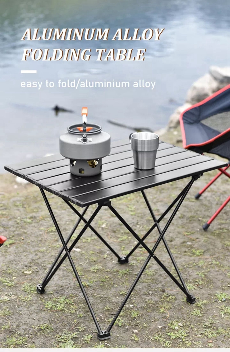 【Fast delivery】Outdoor Table Folding Table Aluminium Portable Table ...