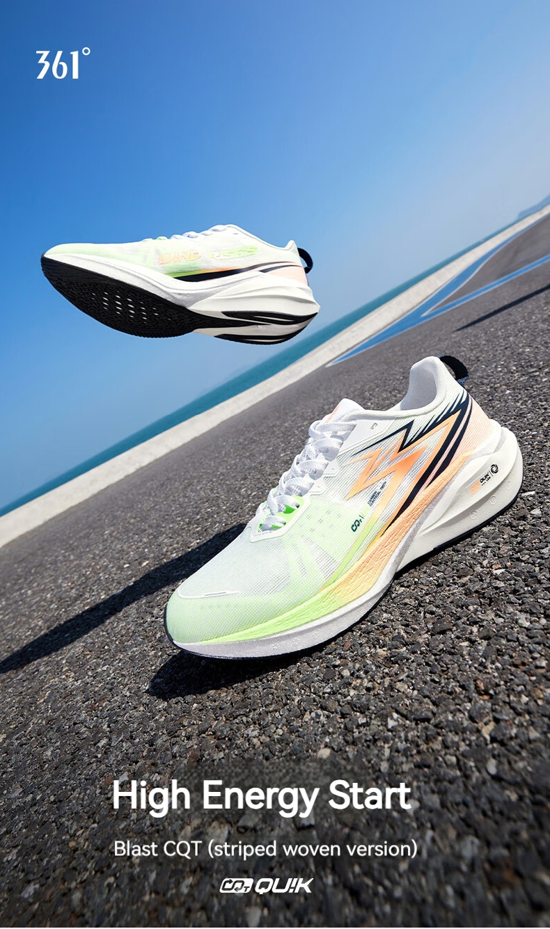 361 Degrees Fast Wind Cqt Men Running Shoes Lightweight Speed Training Racing Shoes 572422229 ...